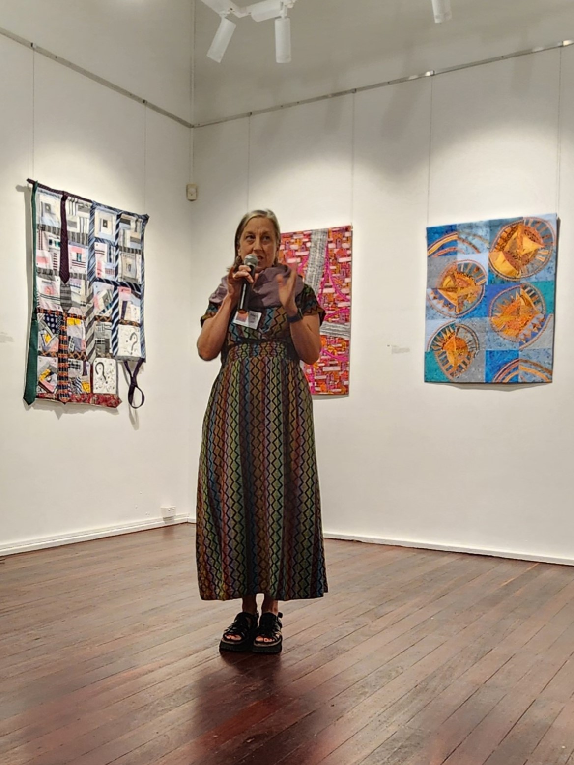 Exhibition Opening Night | stitched and bound